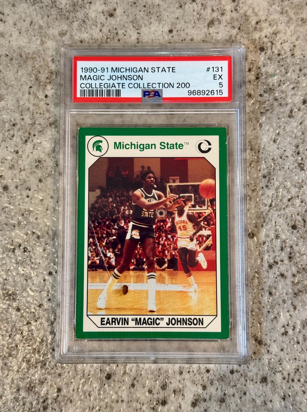 Vintage 1990-1991 Michigan State Magic Johnson Collegiate Collection ...