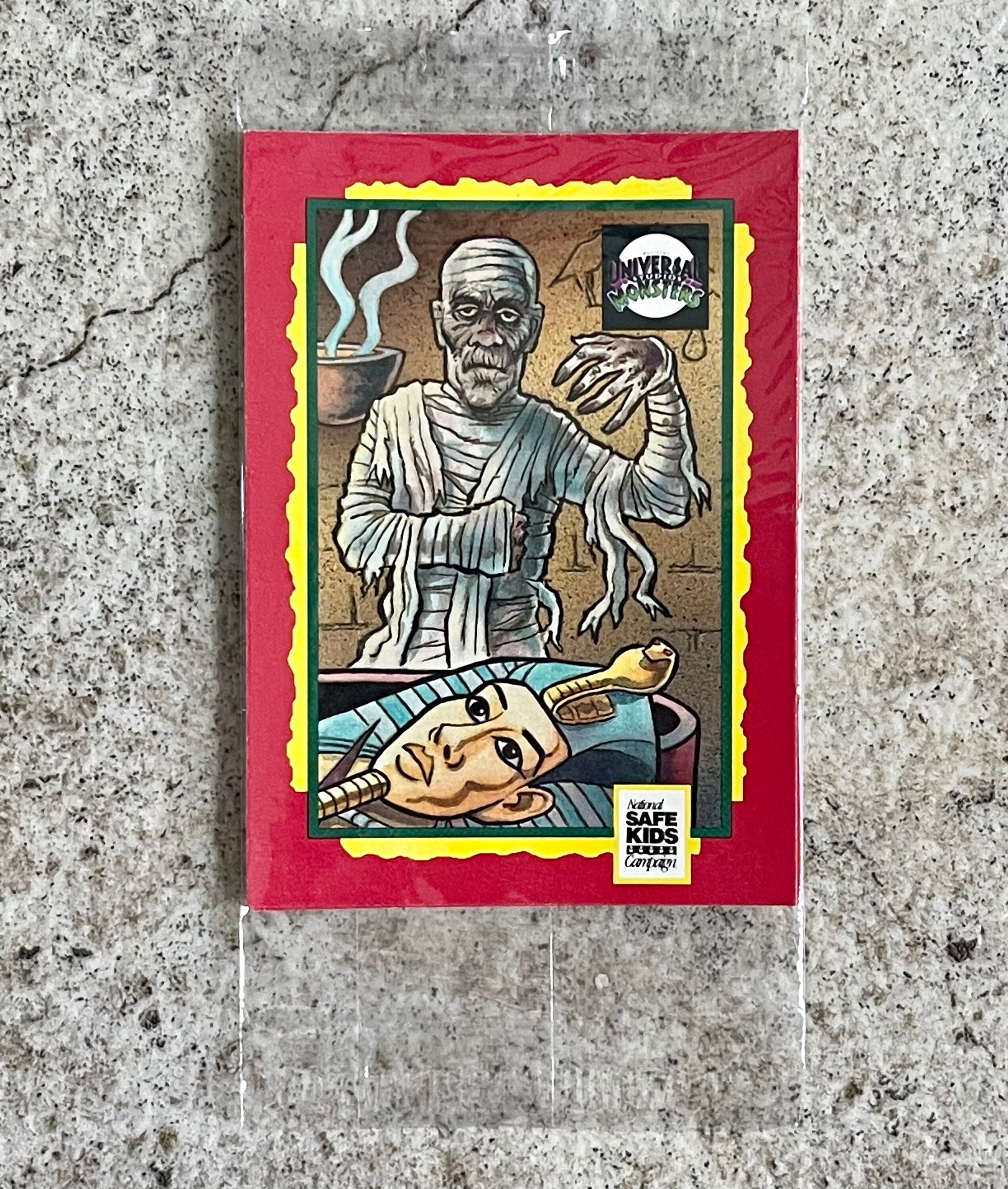 Vintage 1991 Universal Monsters Trading Card Packs Set of 4 • National ...
