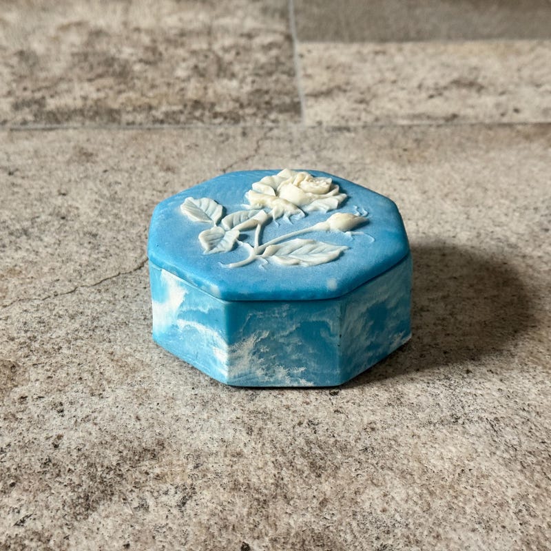 Incolay Jewelry Box - Etsy