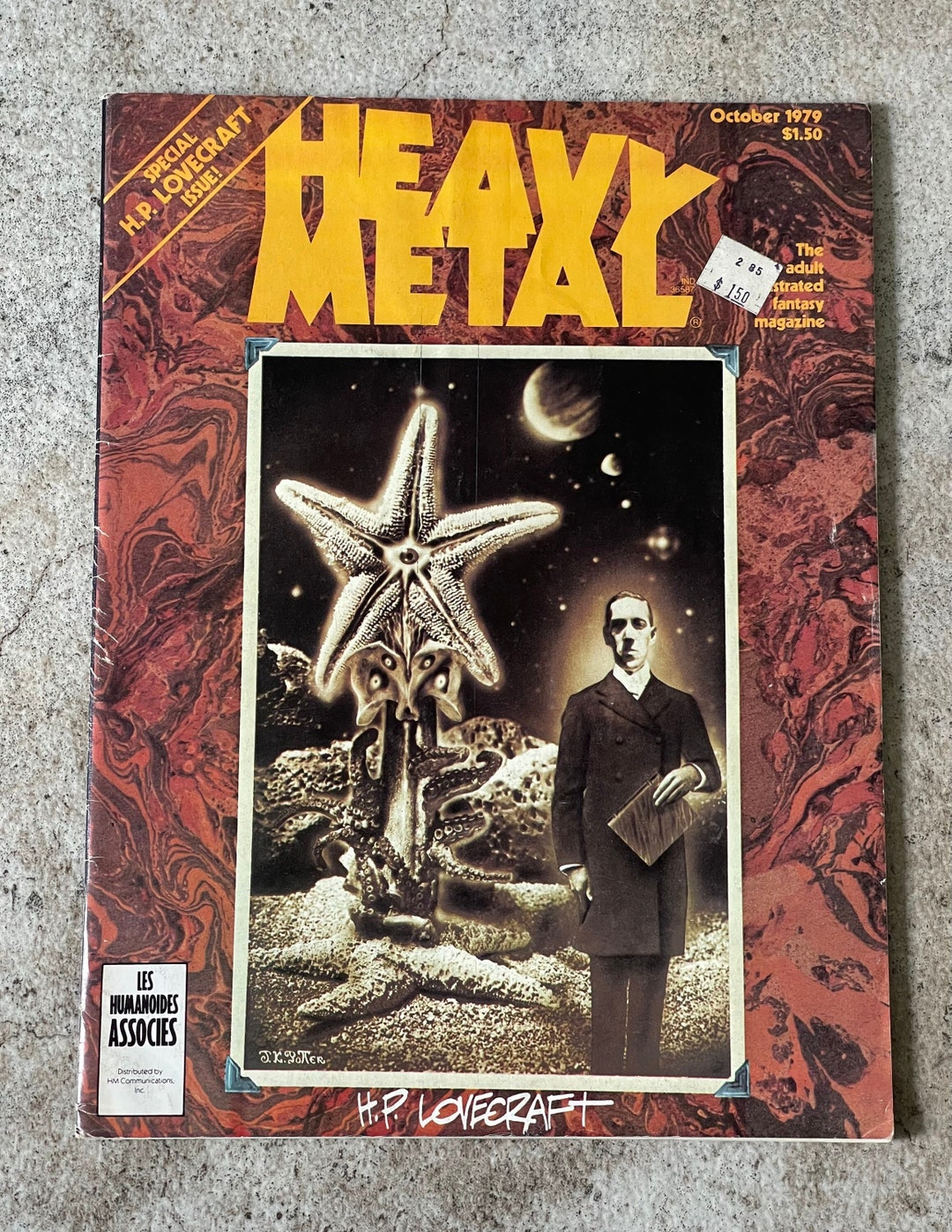 Vintage 1979 October Heavy Metal the Adult Illustrated Fantasy Magazine ...