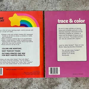 Vintage 1986 My Buddy A Real Pal Paint With Water Color Book and My ...