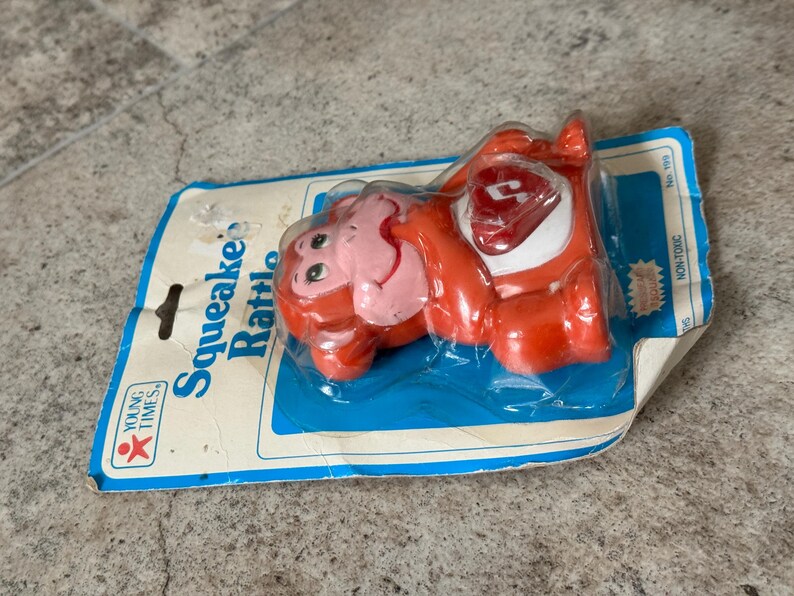 Vintage 1988 Young Times Monkey Squeaker Rattle – New Old Stock Baby ...