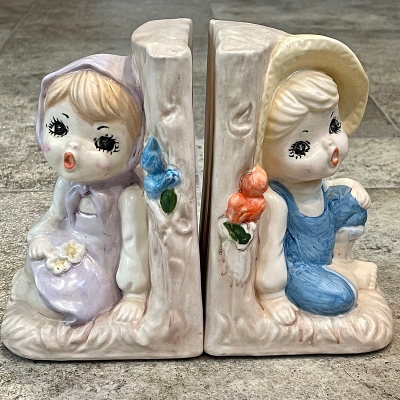 Ceramic Bookends - Etsy