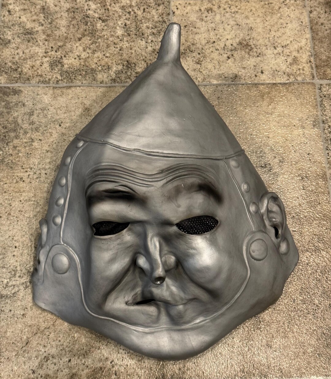 Vintage 1996 TEC the Wizard of Oz the Tin Man Silver Full Head ...