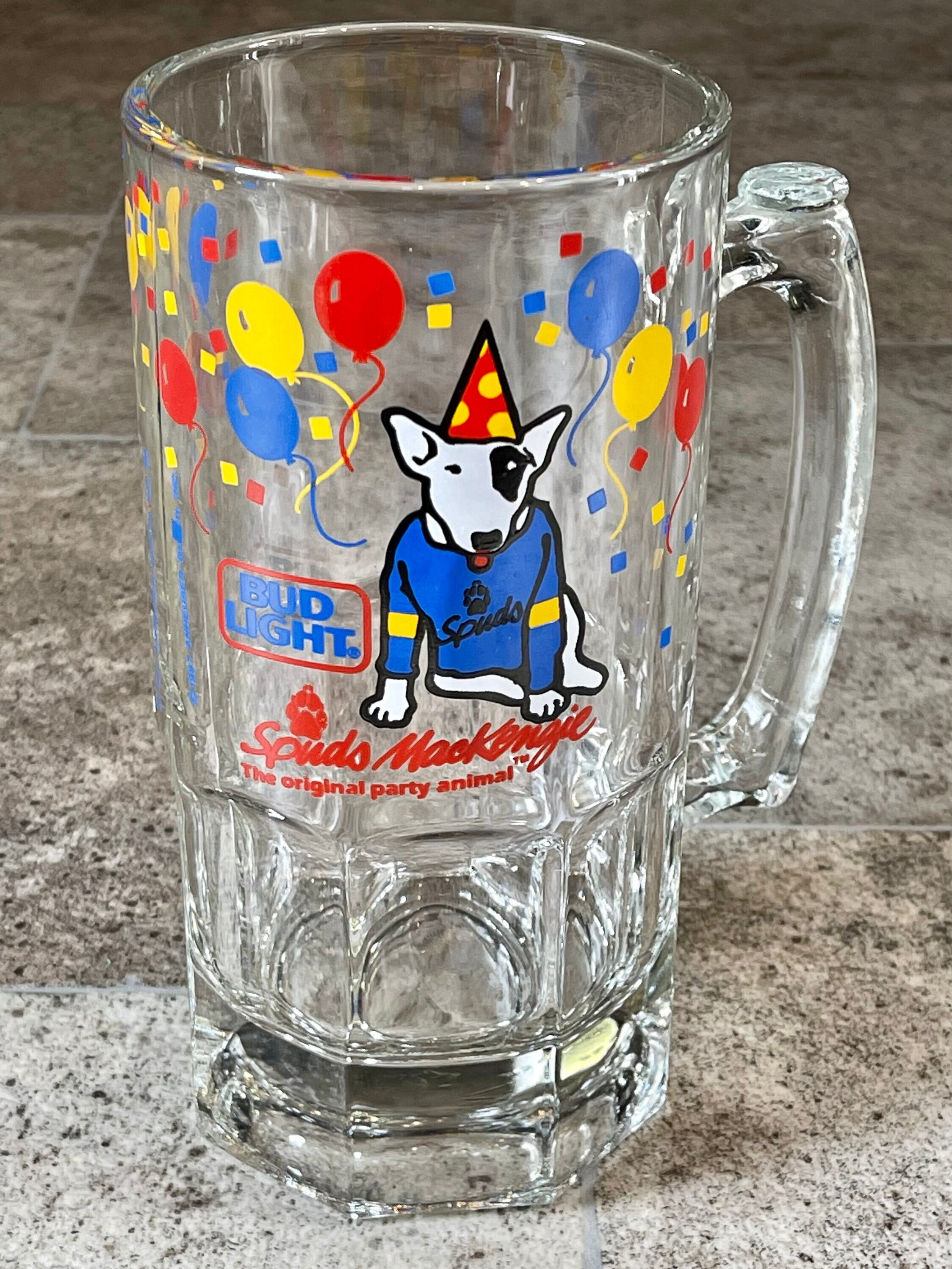 Home & Living Drink & Barware Vintage Beer Glasses 1987 Spuds MacKenzie ...