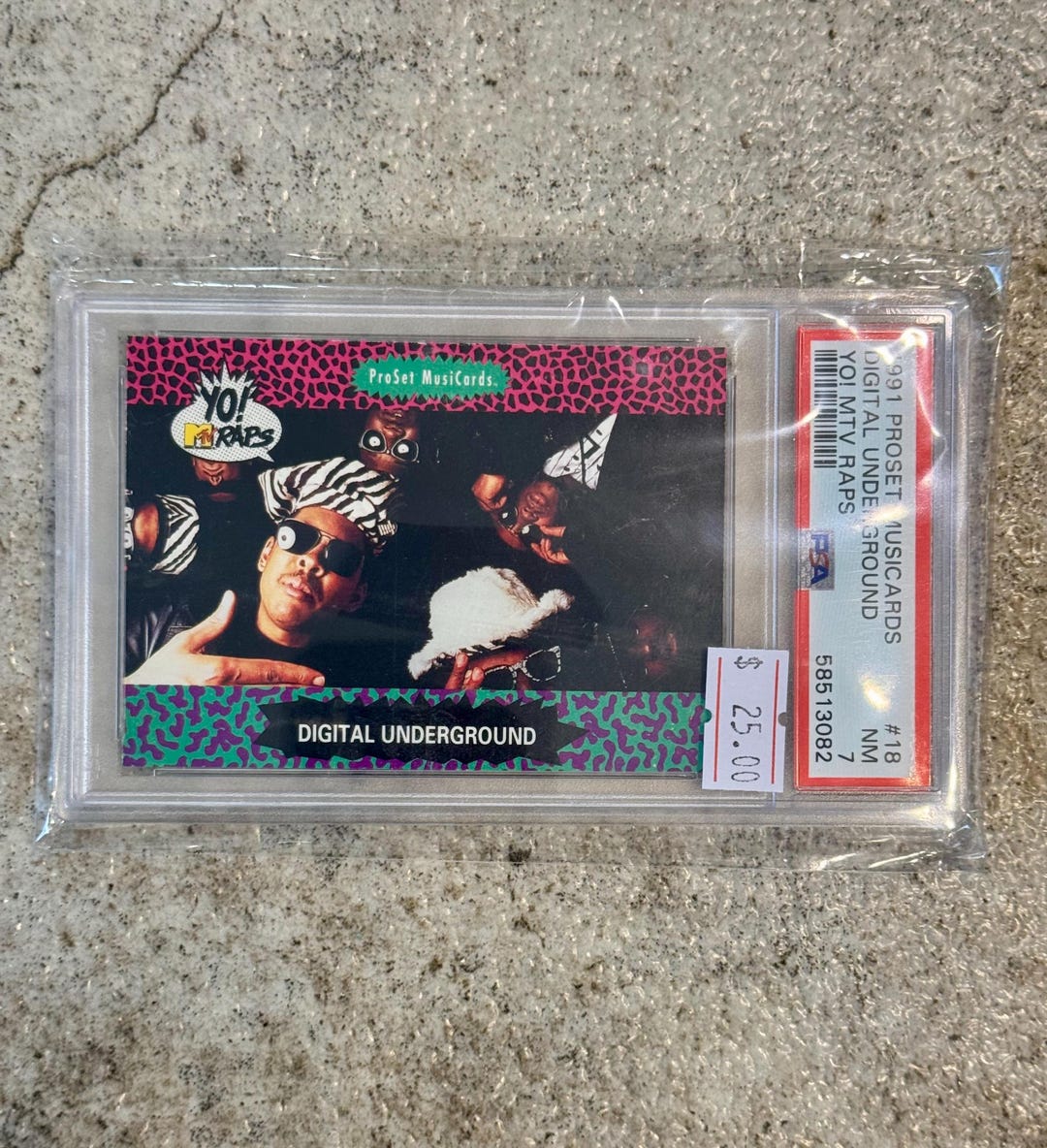 Vintage 1991 Proset Musicards Digital Underground Yo! MTV Raps #18 PSA ...