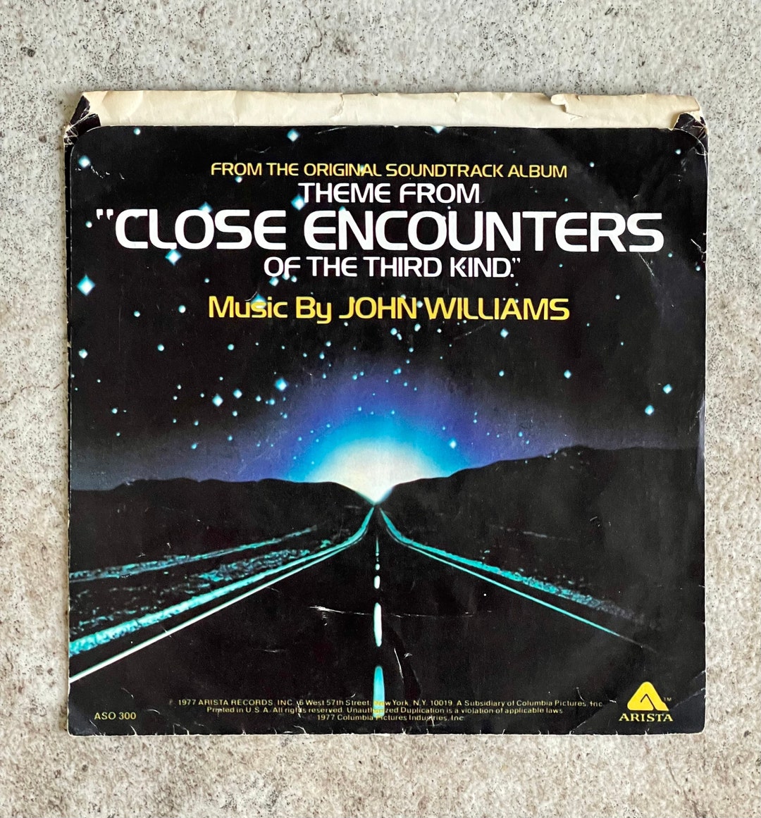 Vintage 1977 "close Encounters of the Third Kind" Vinyl Record Album by ...