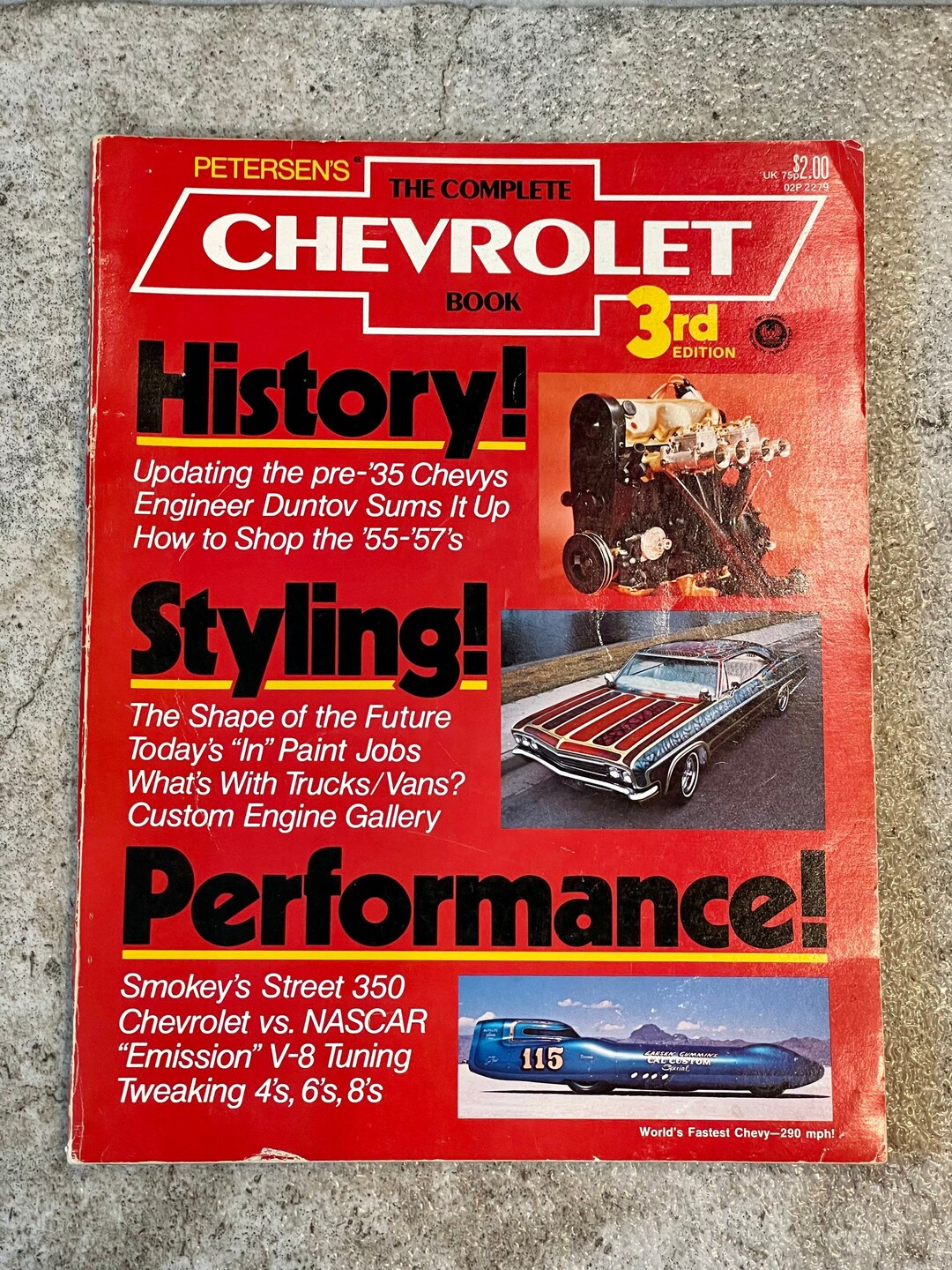 Vintage 1973 the Complete 3rd Edition Chevrolet Book, 1970's Car ...