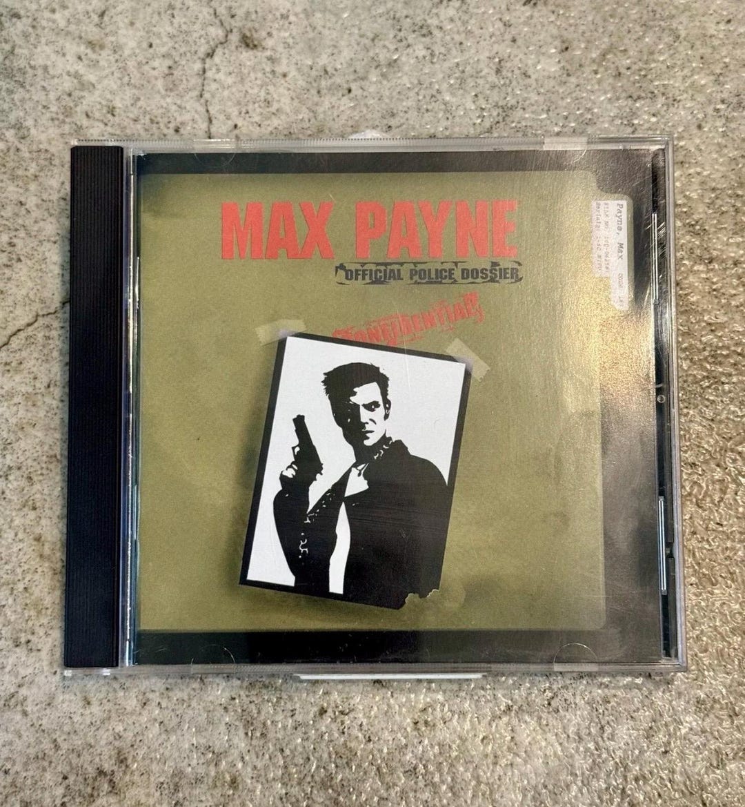 Max Payne Official Police Dossier PC CD-ROM Game 2001 Rated M 17 With ...