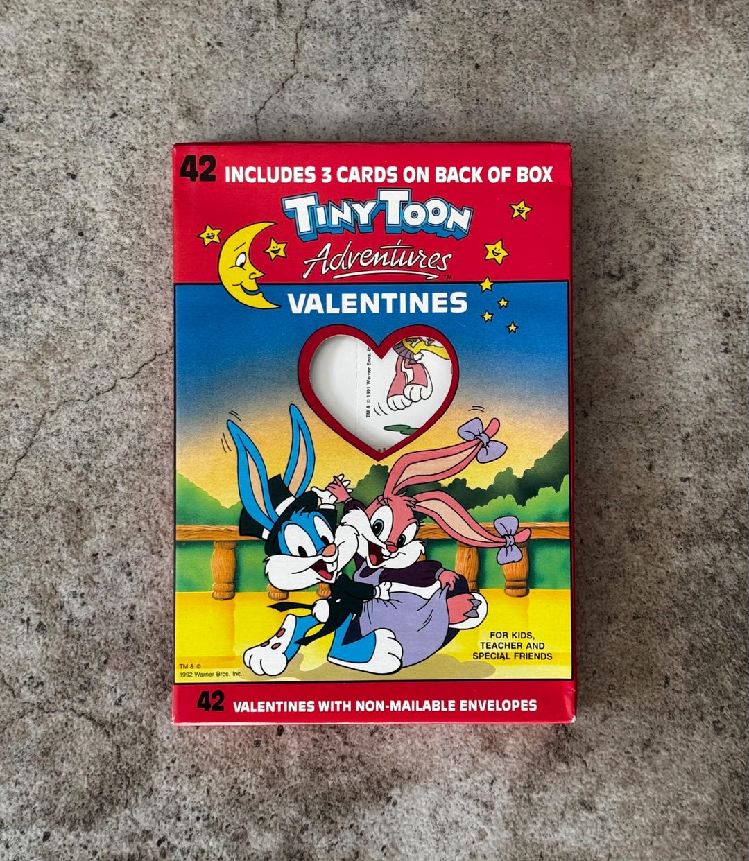 Vintage 1991 Tiny Toon Adventures Valentine Cards Set W Envelopes - Etsy