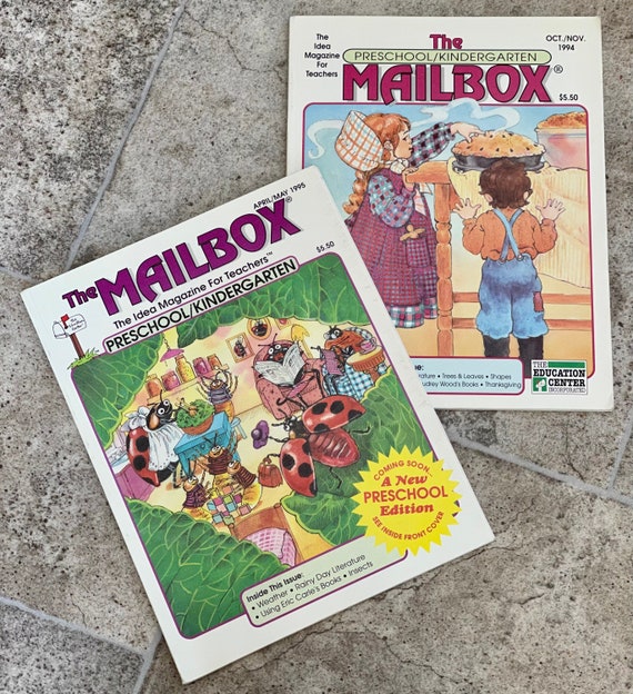 Vintage 1990's the Mailbox Magazines the Mailbox - Etsy