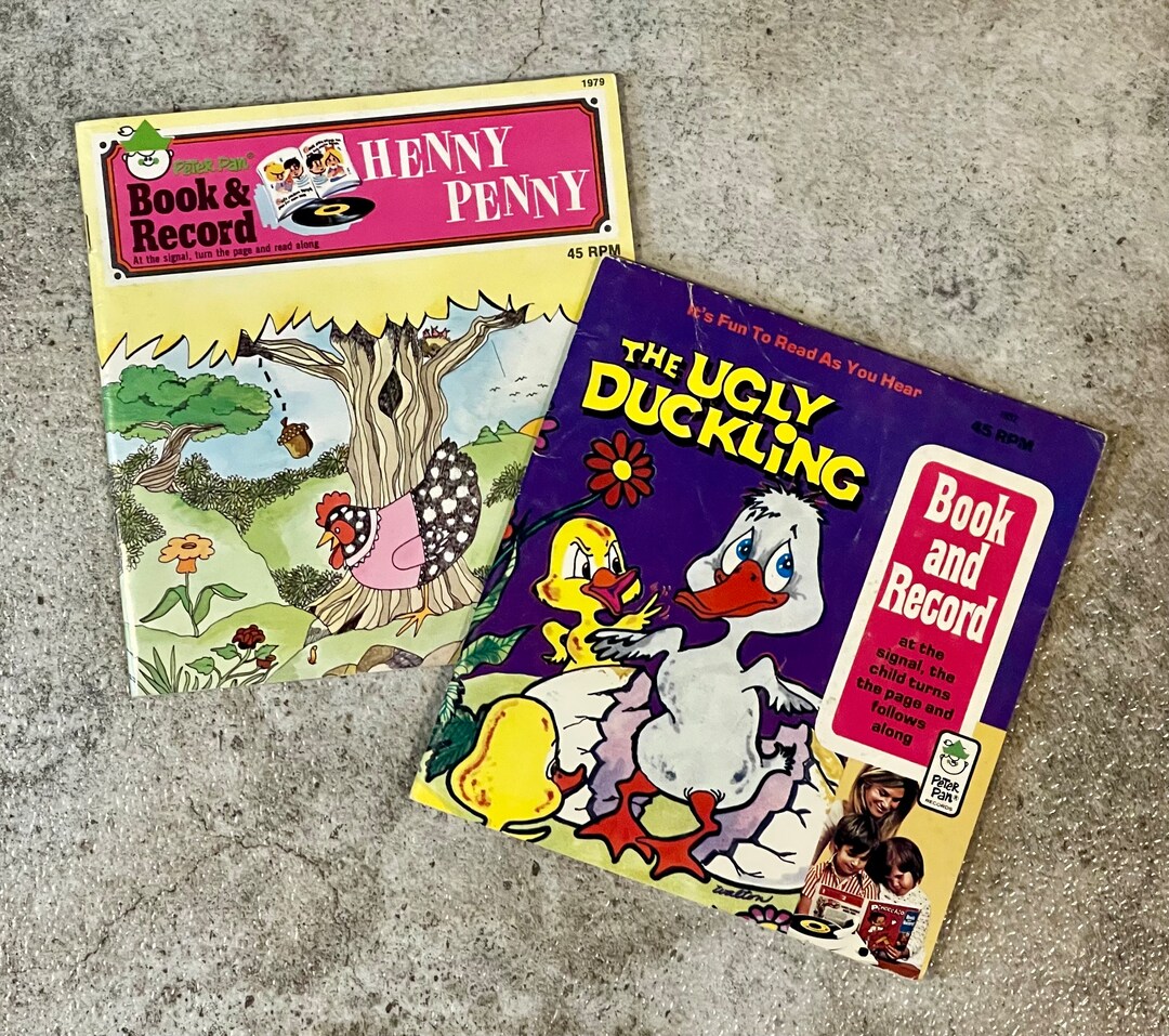 Vintage Henny Penny and the Ugly Duckling and Record Sets, Vintage ...