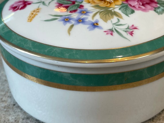 Vintage Porcelain Mikasa Andrea Japan Floral Decorati… - Gem