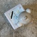 Vintage Enesco Precious Moments Monkey Coin Bank • Alphabet Block Baby ...