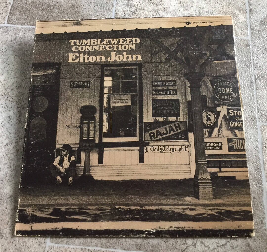 Vintage 1973 Elton John Tumbleweed Connection Vinyl Record Album, Elton ...