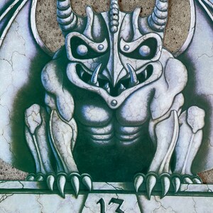 Vintage Amscan Gargoyle Die Cut Halloween Decoration – Cardboard Wall ...