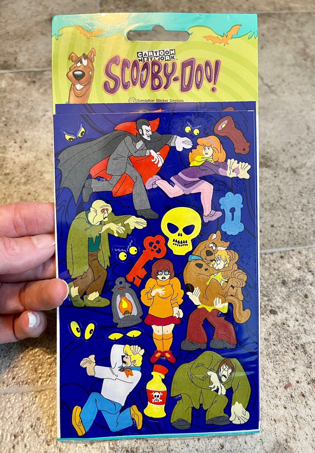Vintage 1998 Cartoon Network Scooby-doo Sticker Sheets, 1990's Scooby ...