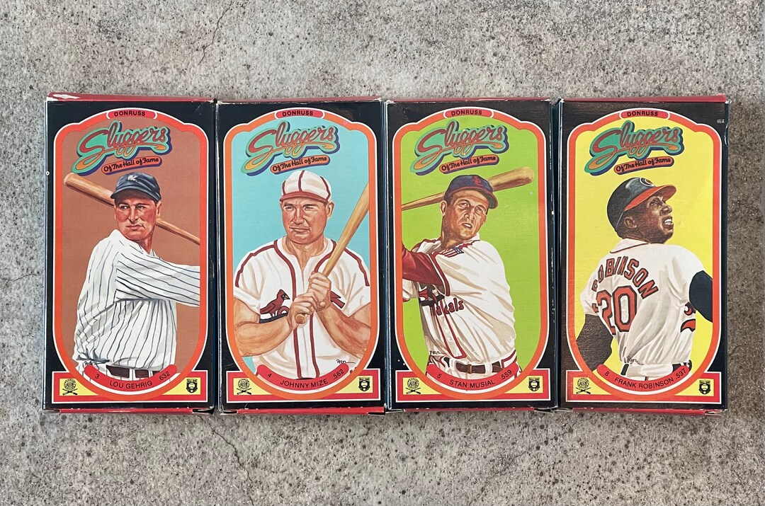 Vintage 1985 Color Bubbles by Donruss Co. Sluggers of the Hall of Fame ...