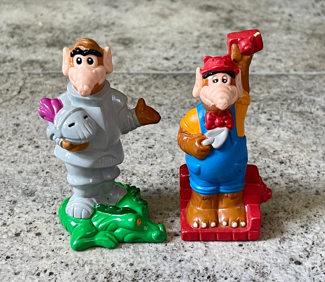 Vintage Alf Wendy's Kids Meal Toy Figures, Alf Toy Figure, 1990's Alf ...