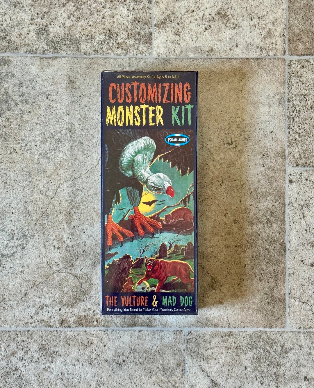 Vintage 1998 Polar Lights Vulture & Mad Dog Monster Model Kit #5021 ...