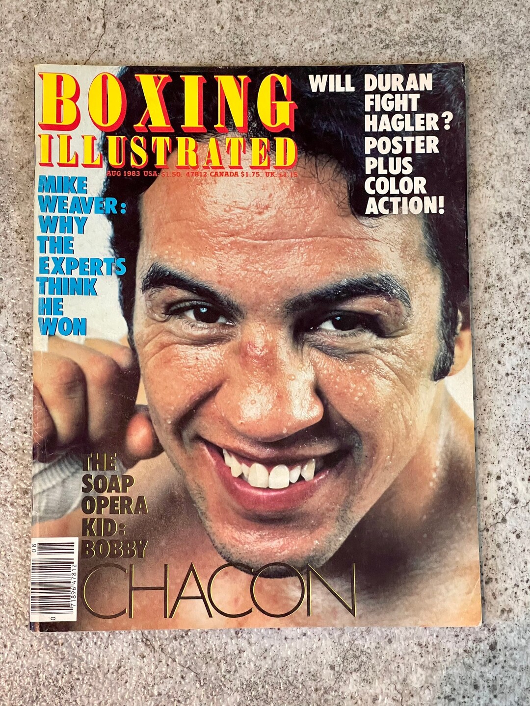 Vintage 1983 Boxing Illustrated Magazine Bobby Chacon Cover - Etsy
