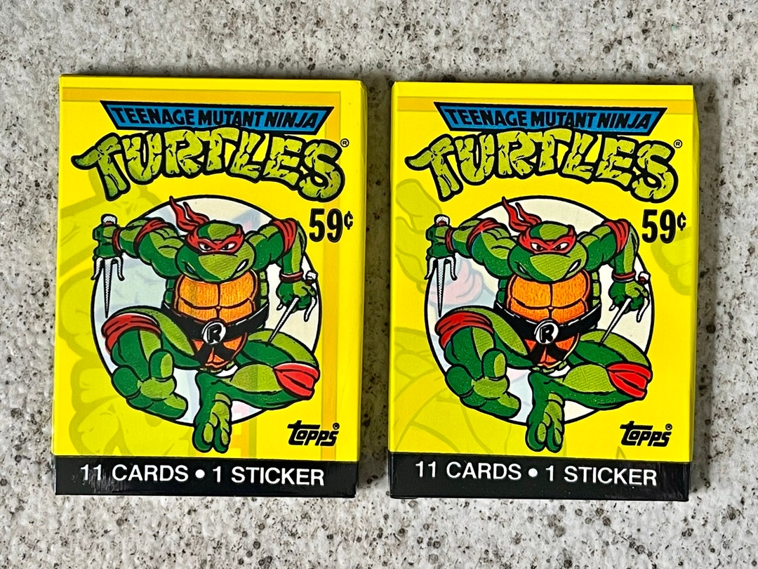 Vintage Topps Teenage Mutant Ninja Turtles Cards Tmnt Cards - Etsy