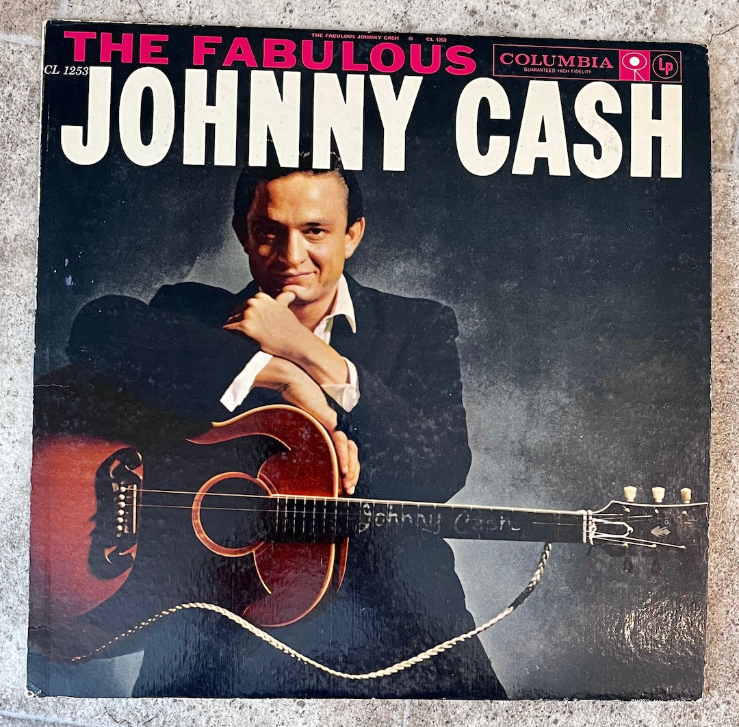 Vintage 1958 Johnny Cash “the Fabulous Johnny Cash” Vinyl Record Album ...