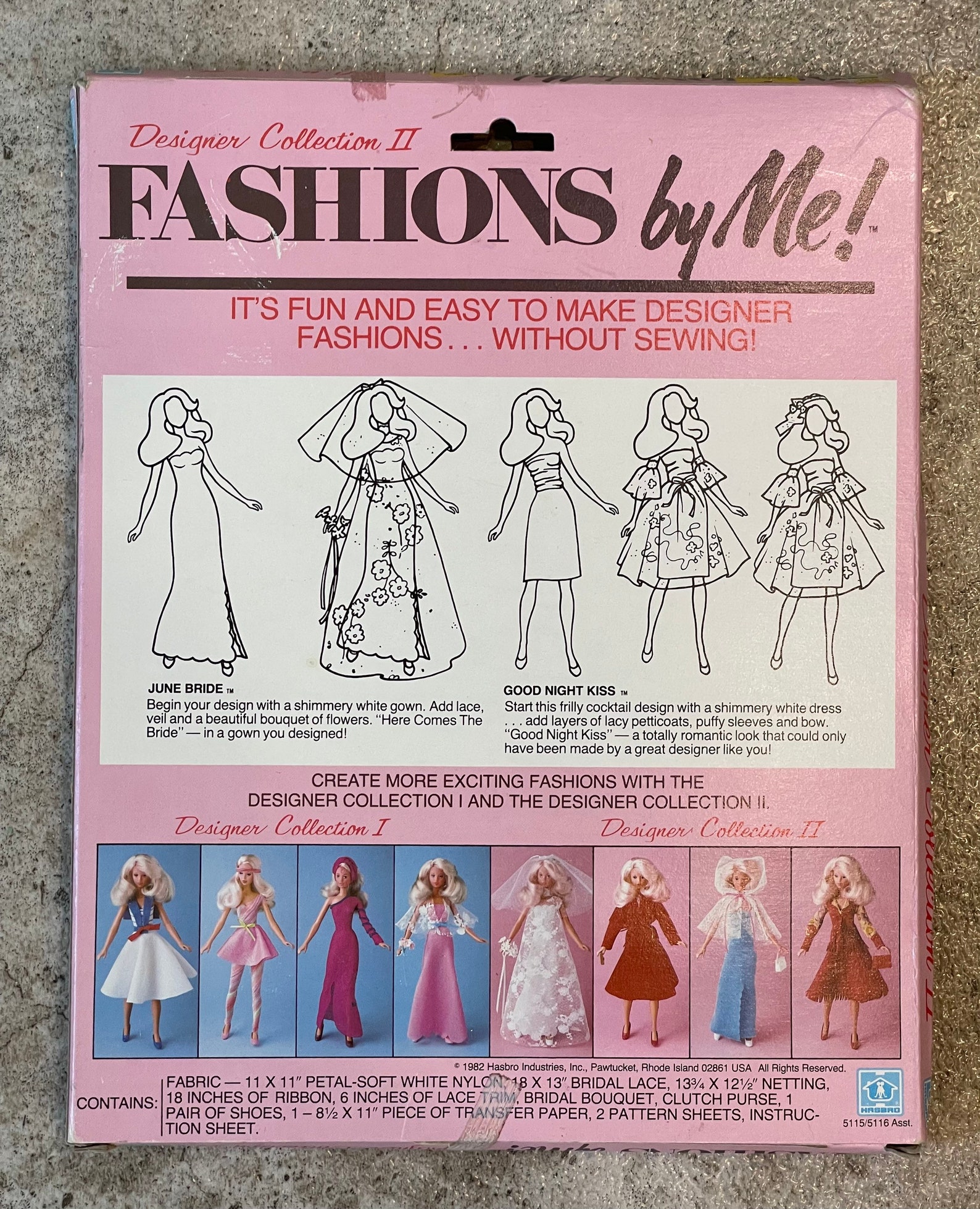 Vintage 1982 Hasbro Designer Collection II Fashions by Me - Etsy