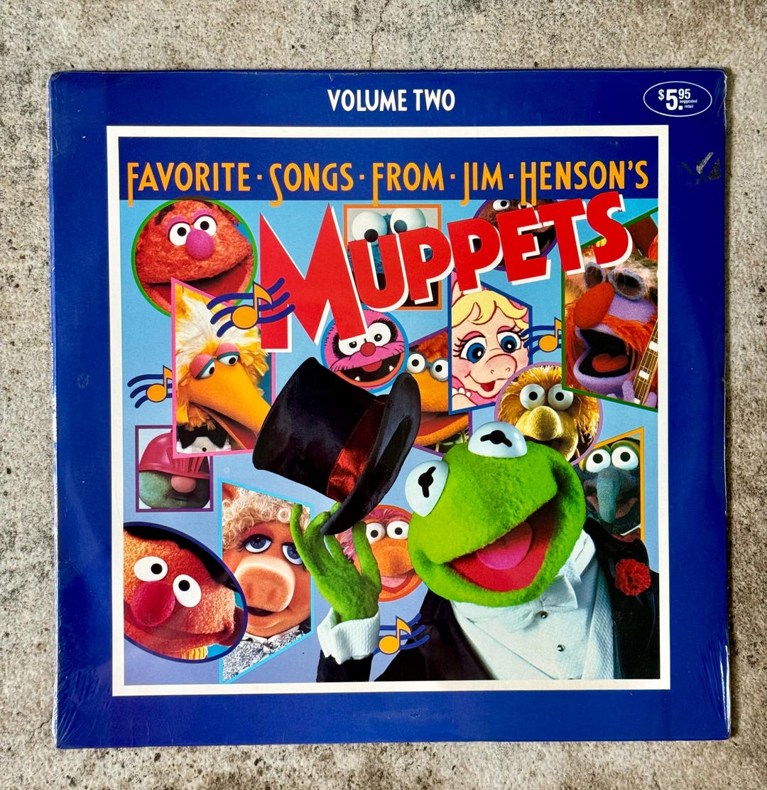 Vintage 1986 Volume Two Muppets Vinyl Record Album, Vintage Muppets ...