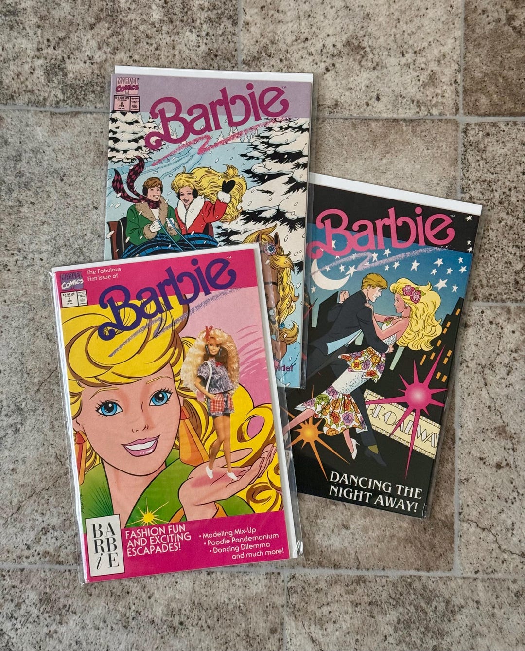 Vintage 1990's Marvel Comics Barbie Fashion Comic Books, 1990s Barbie ...