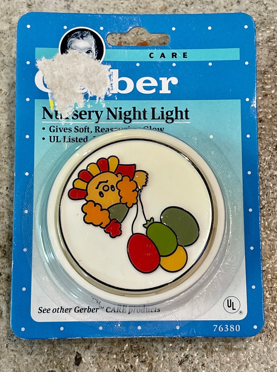 Vintage 1991 Gerber Clown With Balloons Nursery Plug in Night - Etsy