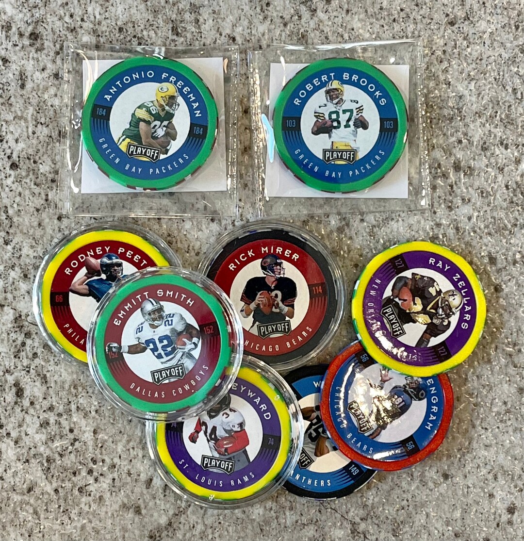 Vintage 1997 NFL Playoff Chip Shots, 1990's Sports Chip, 1990's ...