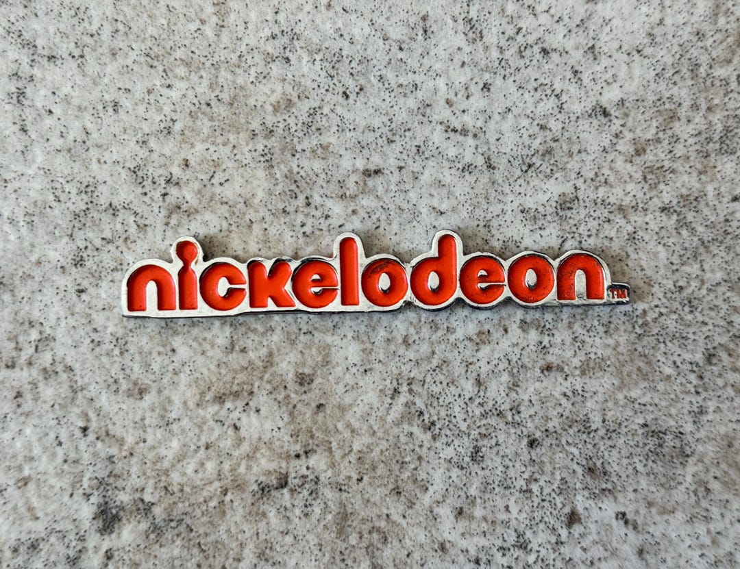 Vintage Nickelodeon Metal Logo Emblem – Retro 90s TV Collectible ...
