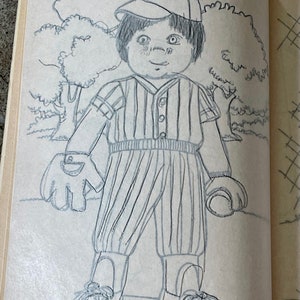 Vintage 1986 My Buddy A Real Pal Paint With Water Color Book and My ...