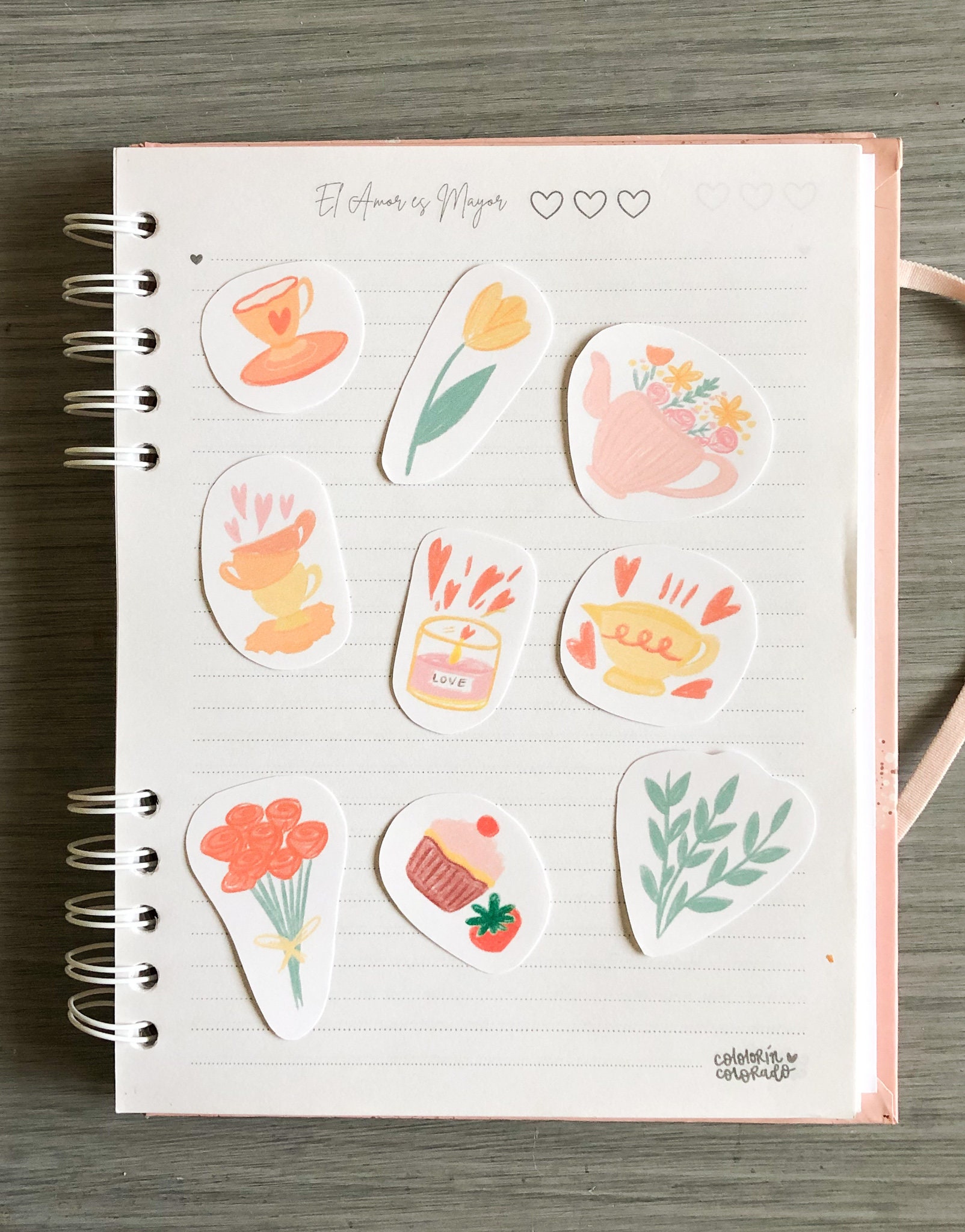 Journal Stickers | Journal | Bullet Journal | Sticker Pack / Tea Party ...
