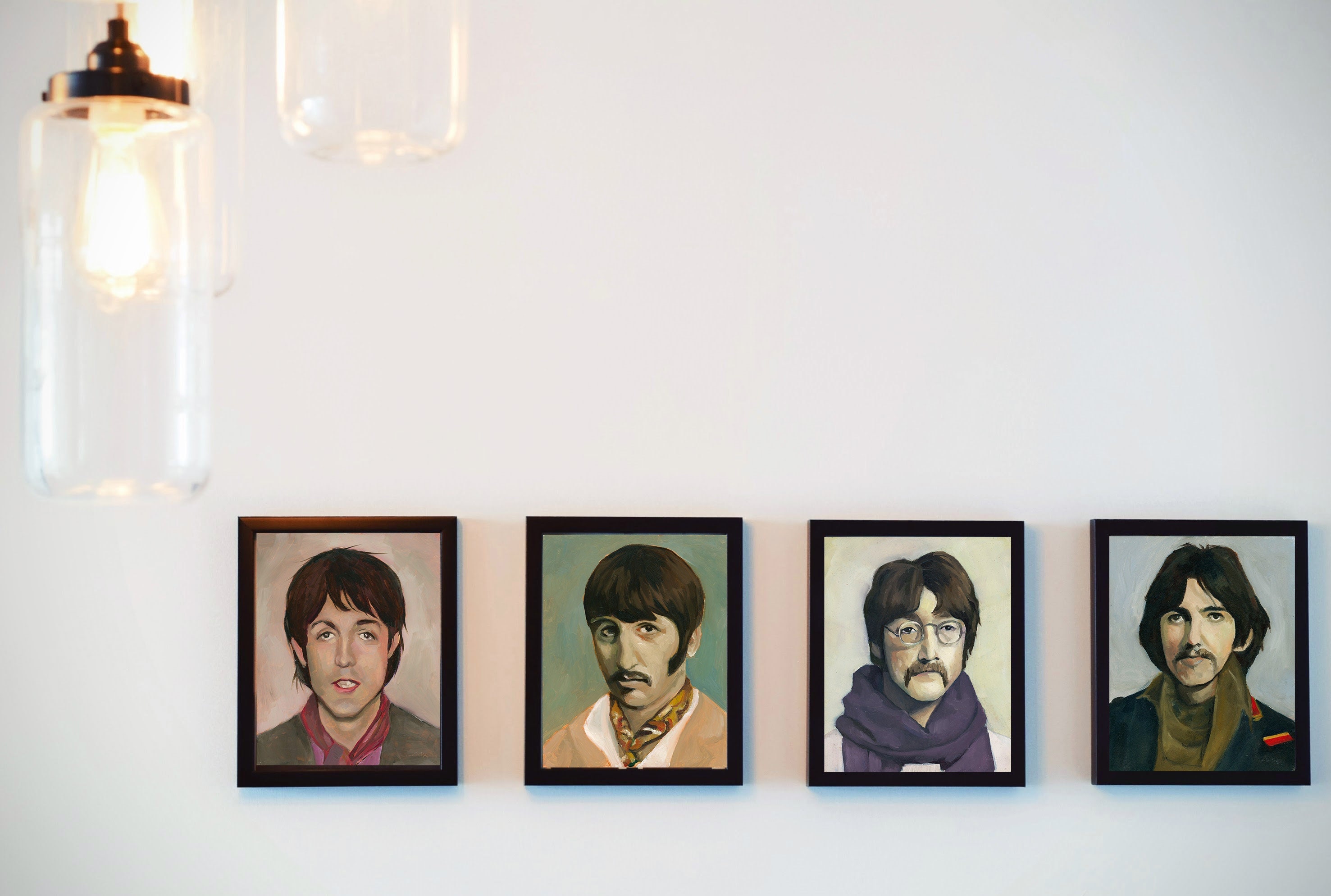The Beatles Fan Art Set of Prints English Bands Giclee Print - Etsy