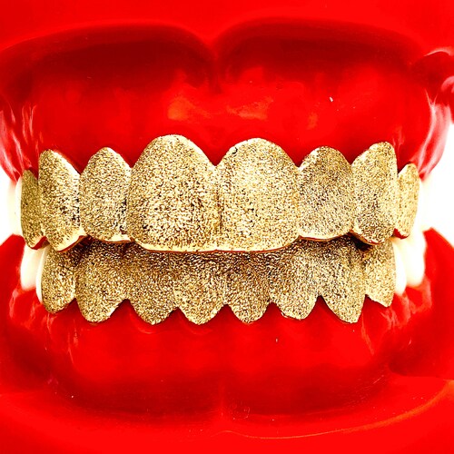 Silver Grillz 925 Sterling Silver Teeth Real Diamond Dust - Etsy
