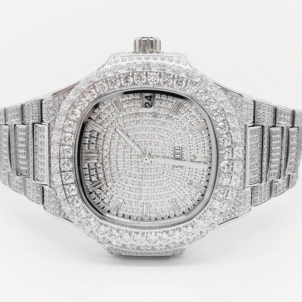 Lab Diamond Watch - Etsy