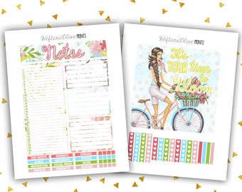 Printable notes page | Etsy
