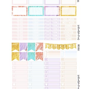 Printable Planner Sticker Kit / MERINA / Weekly Kit / Erin - Etsy