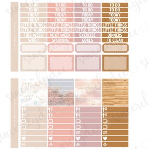 Printable Planner Sticker Kit / MARY / Weekly Kit / Erin Condren ...