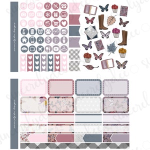 Printable Planner Sticker Weekly Kit / BREE / Weekly Kit / Erin Condren ...