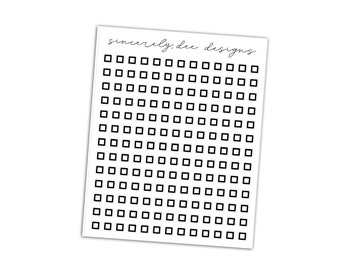 Check Box Stickers - Etsy