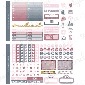 Printable Planner Sticker Weekly Kit / BREE / Weekly Kit / Erin Condren ...