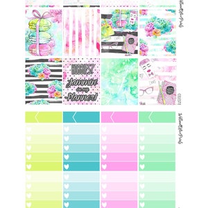 Printable Planner Sticker Kit / CELESTE / Weekly Kit / Erin Condren ...