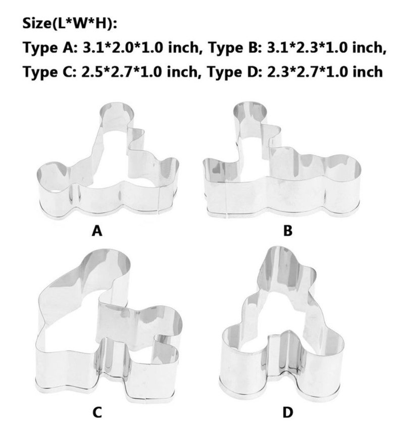4pcsset Cookie Cutter Adult Sex Love Biscuit Cutters Cookie Etsy