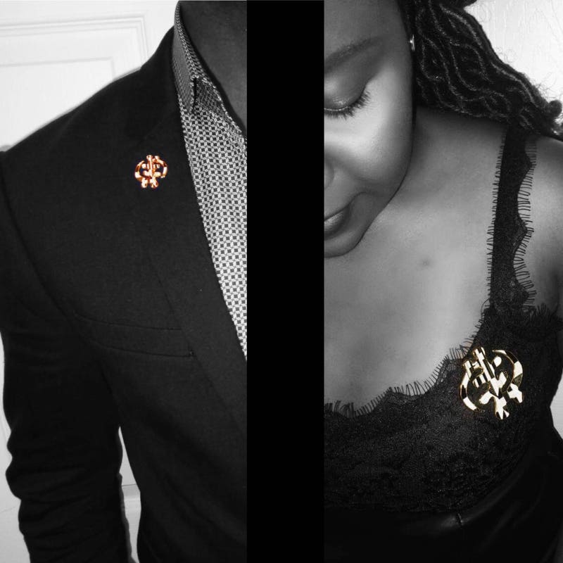 Kente Lapel Pin - Etsy