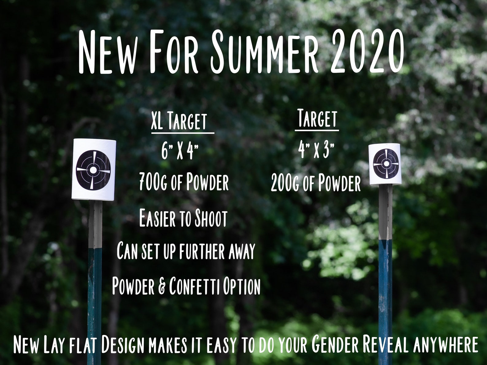 XL Target Gender Reveal Skeet Shooting Targets XL Hanging - Etsy