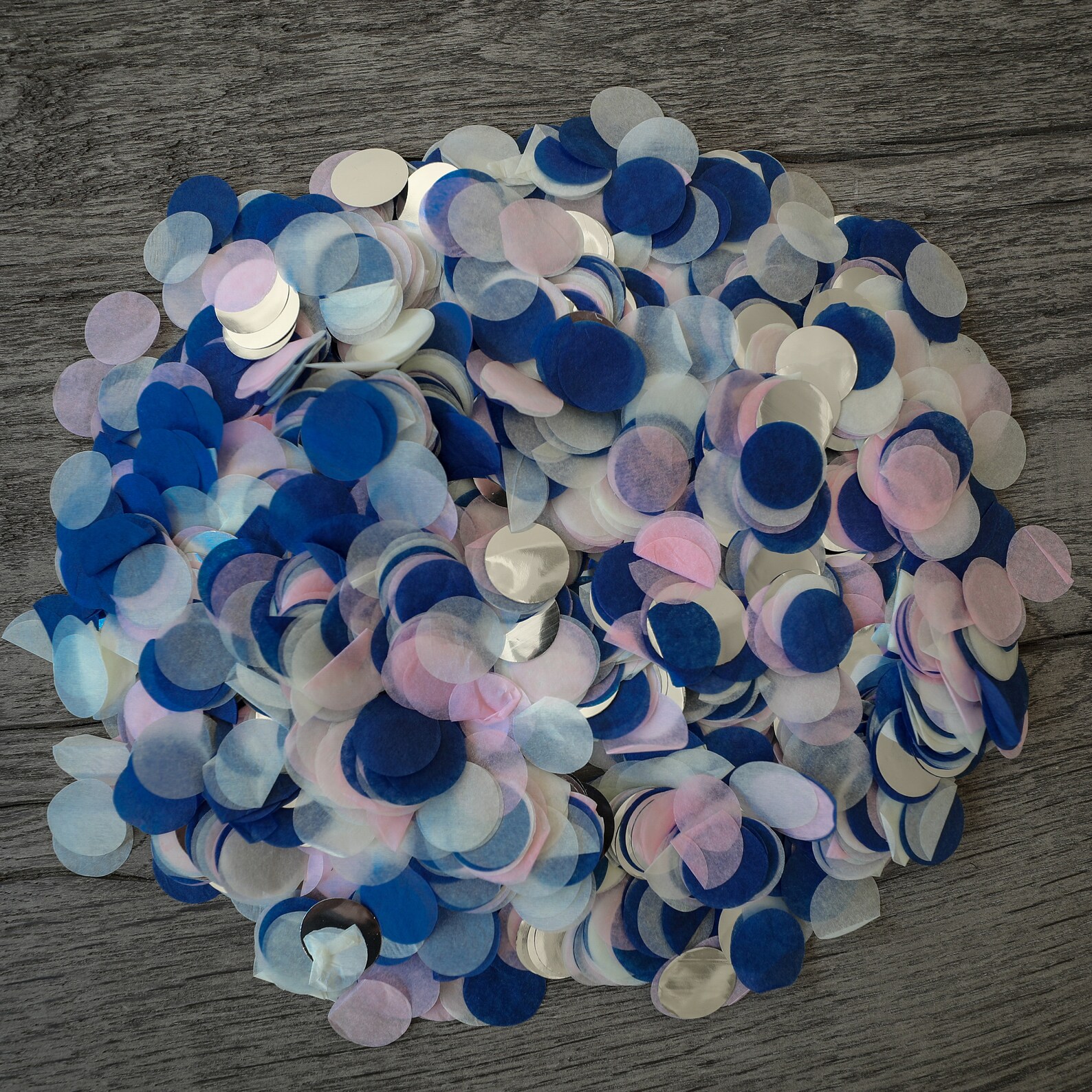 Pink and Blue Confetti Circle Decor From Posh Collection™ By: | Etsy