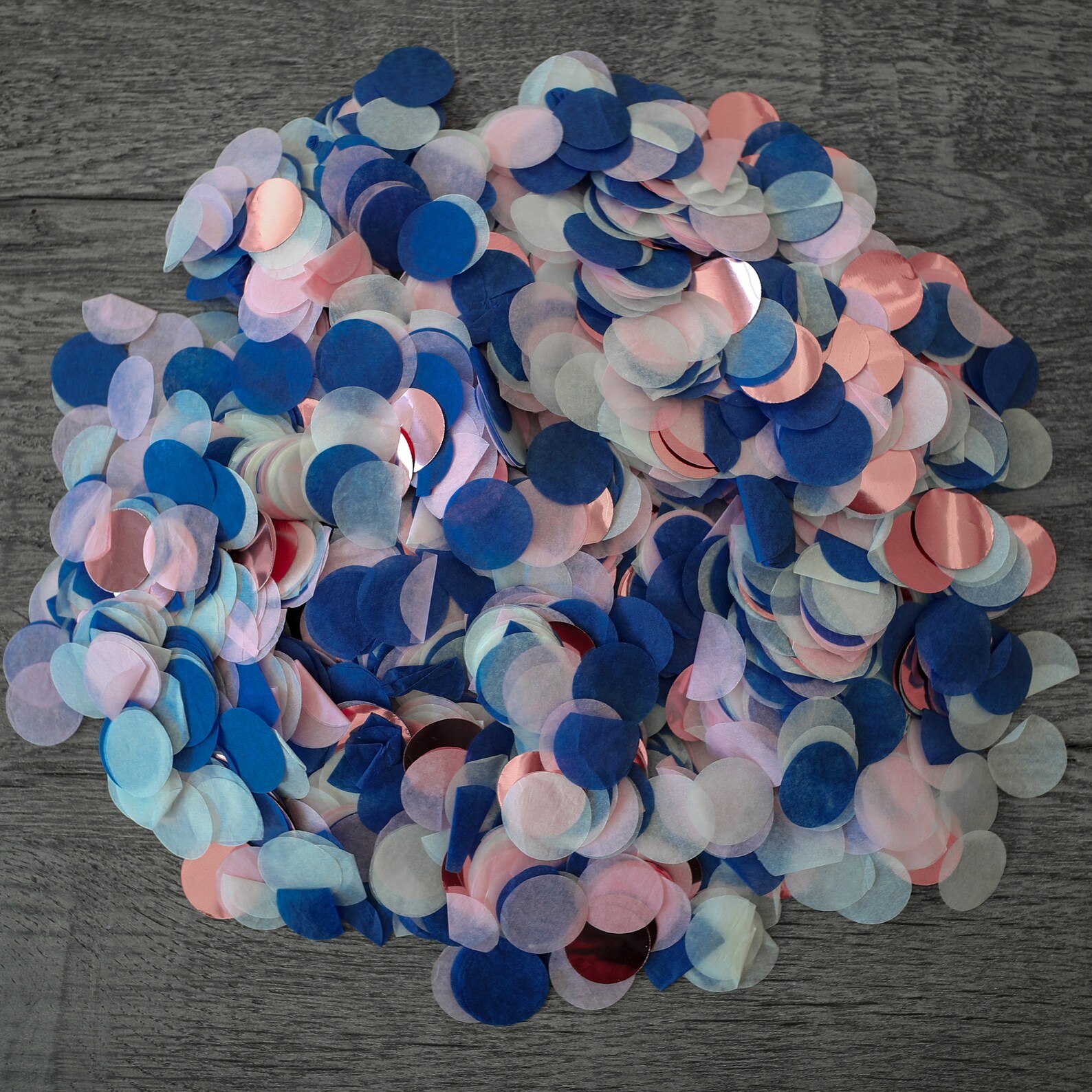 Pink and Blue Confetti Circle Decor From Posh Collection™ By: | Etsy